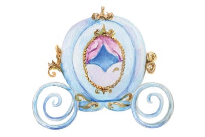 Cinderella Pumpkin Carriage Drawing