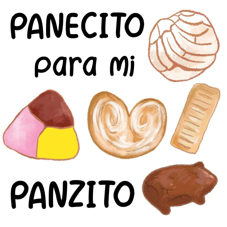 Panecito Para Mi Panzito. Pan Dul - Canvas Wall Art | Ephrazy Graphics