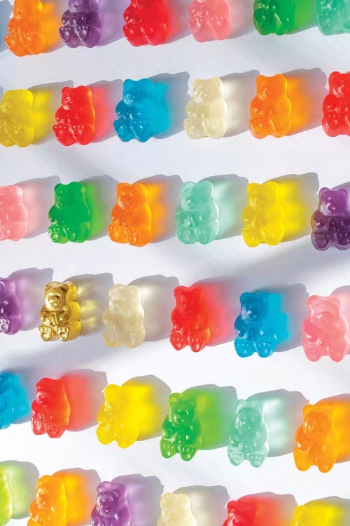 Stained Glass Gummies Canvas Wall Art by Erin Summer | iCanvas