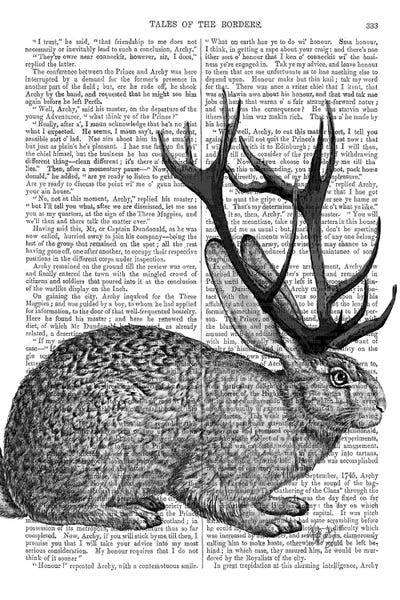 Mounted Jackalope Drawing