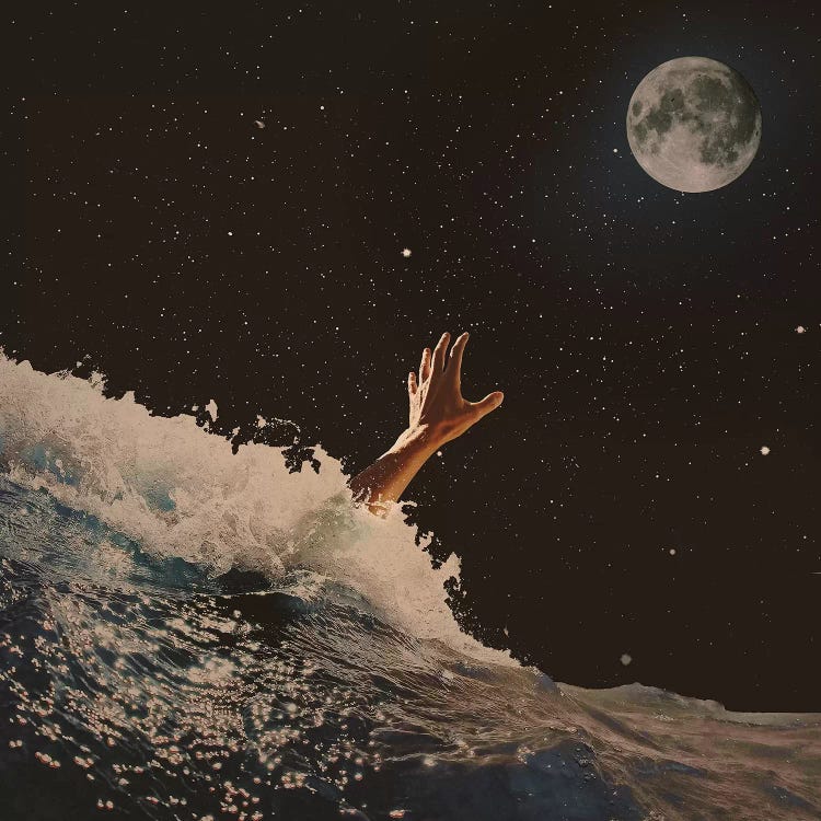 Wave Goodbye Canvas Wall Art by Fran Rodriguez | iCanvas