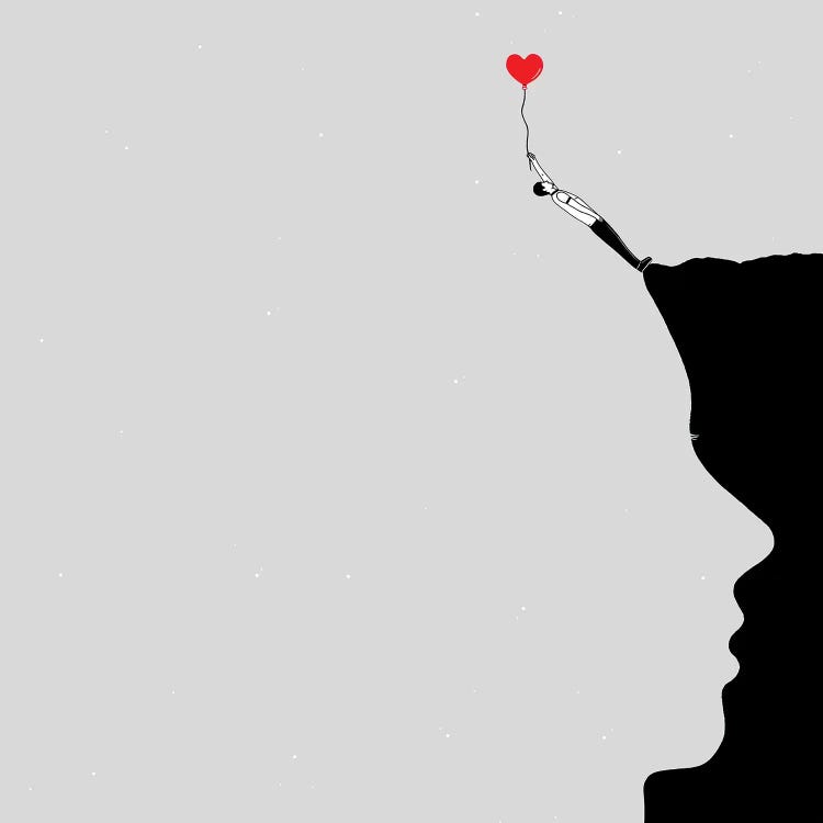 Leap Into The Void Canvas Wall Art by Filippo Spinelli | iCanvas