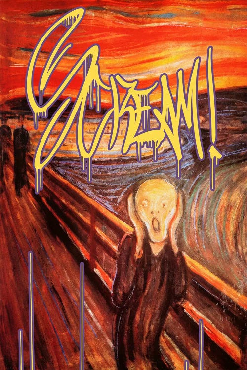 Scream Canvas Wall Art by 5by5collective | iCanvas