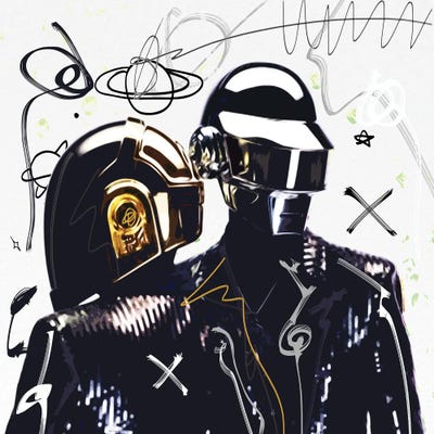 Daft Punk Art