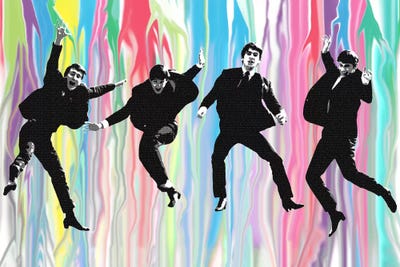 Beatles Jumping Silhouette