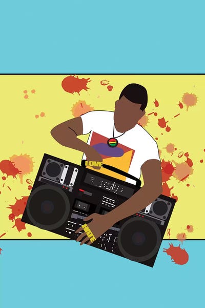 Radio Raheem Art Radio Raheem In Spike Lee's "Do The Right Thing"