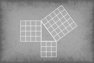 Pythagorean Theorem Art Print by GetYourNerdOn | iCanvas