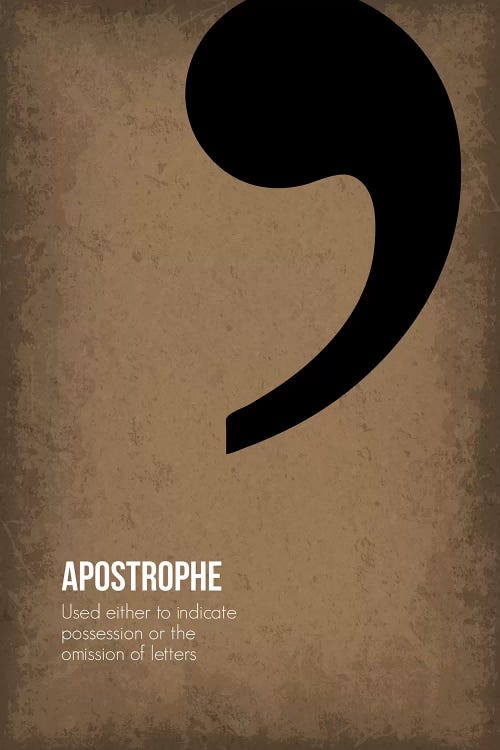 Apostrophe Canvas Wall Art by GetYourNerdOn | iCanvas