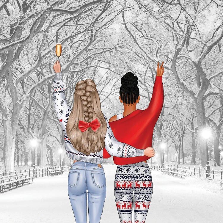 Best Friends Canvas Wall Art by Heather Grey | iCanvas