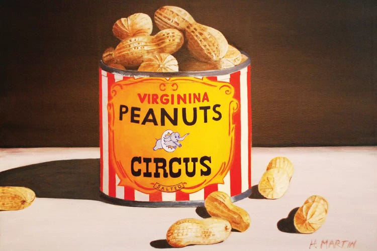 Circus Peanuts Canvas Wall Art by Heidi Martin | iCanvas