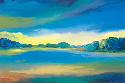 Skyline II Canvas Artwork by Hans Paus | iCanvas