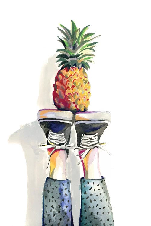 Mr. And Mrs. Pineapple Diptych Ca - Canvas Wall Art | Chelsea Victoria