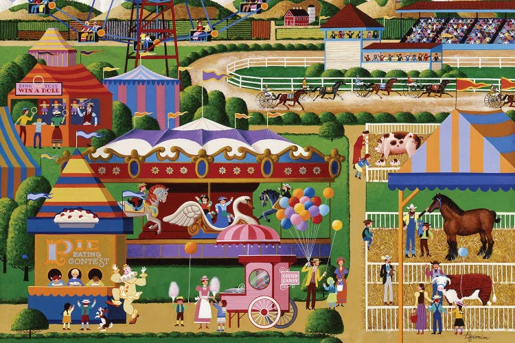 County Fair Canvas Wall Art by Heronim | iCanvas
