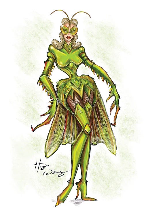 Praying Mantis Canvas Wall Art by Hayden Williams | iCanvas