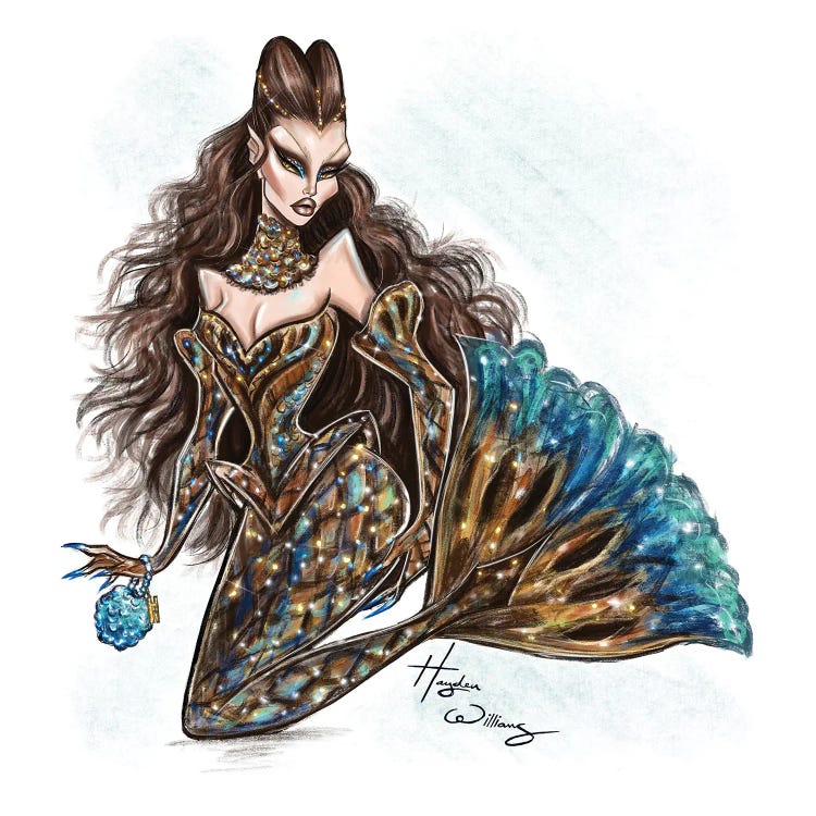 McQueen Mermaid Canvas Wall Art by Hayden Williams | iCanvas