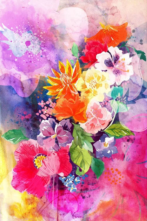 Spring Flowers Canvas Wall Art by 5by5collective | iCanvas