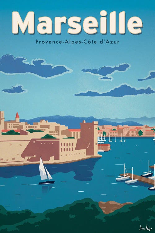 Marseille Canvas Wall Art by IdeaStorm Studios | iCanvas