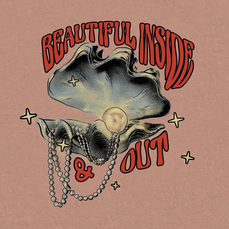 Beautiful Inside And Out Canvas Wall Art by Illunatica | iCanvas