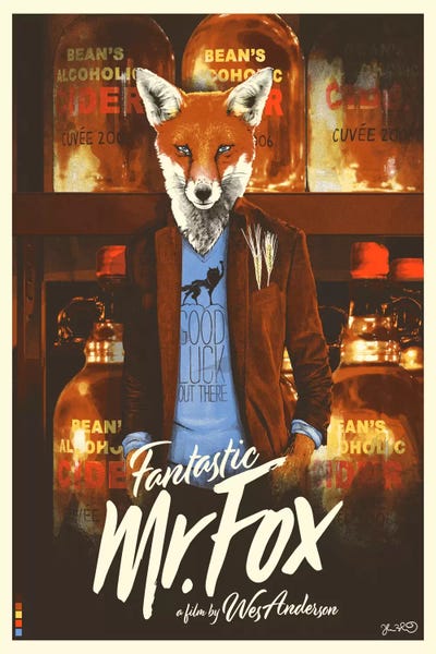 Fantastic Mr Fox Minimalist Poster