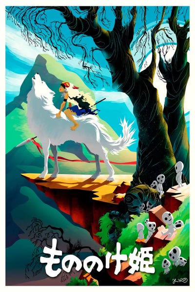Princess Mononoke Poster Japanese