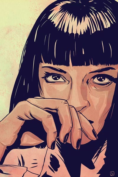 Pulp Fiction Characters Canvas Art | iCanvas