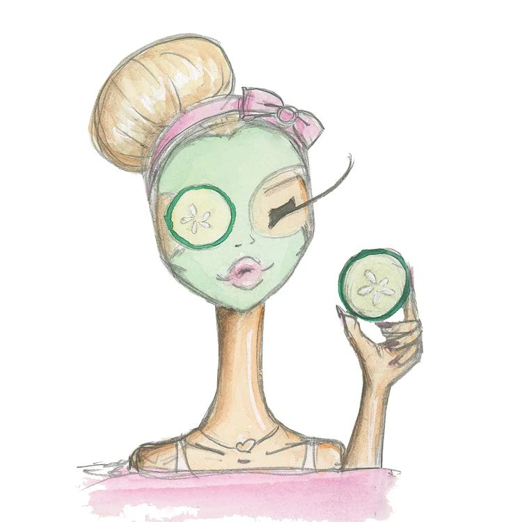 Spa Day Canvas Wall Art by Josefina Fernandez | iCanvas