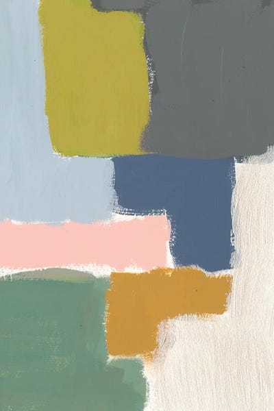 Abstract Color Block Painting