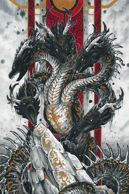 Hydra Canvas Wall Art by Jonna Hyttinen | iCanvas