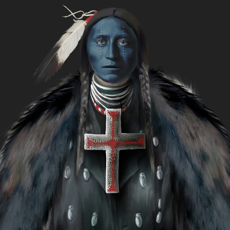 Cross Siblings Canvas Wall Art by Aluu Prosper | iCanvas