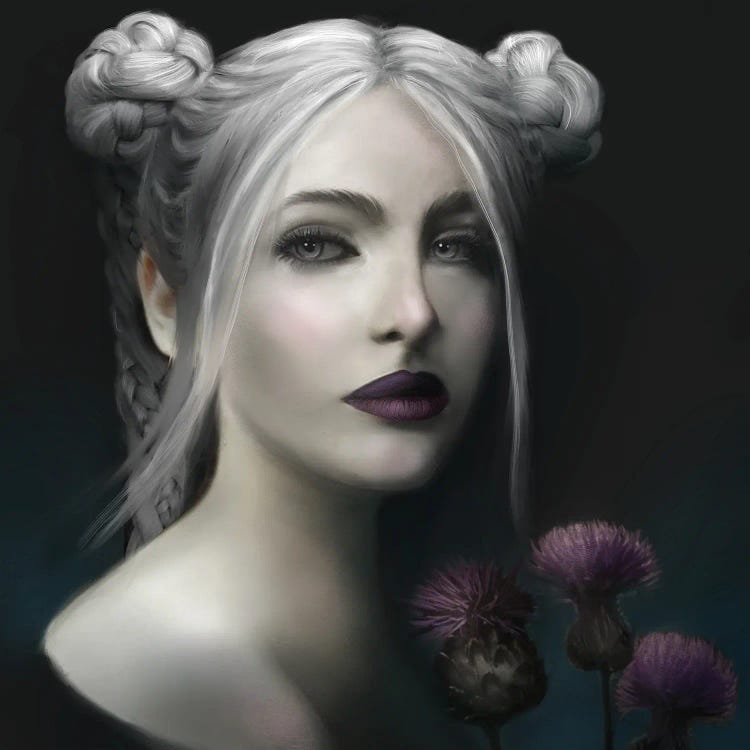 Myerasalome - Queen Of Havoc Canvas Wall Art by Nene Thomas | iCanvas