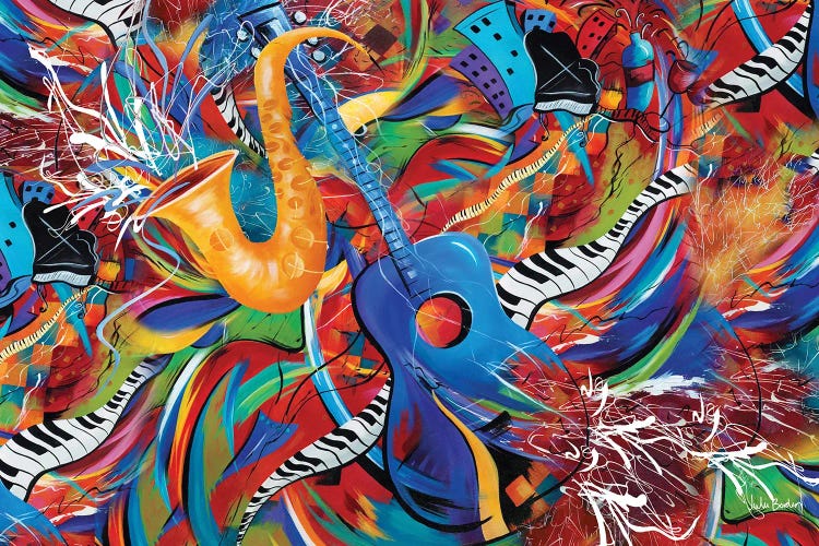 Pop Music Canvas Wall Art by Symposium Design | iCanvas