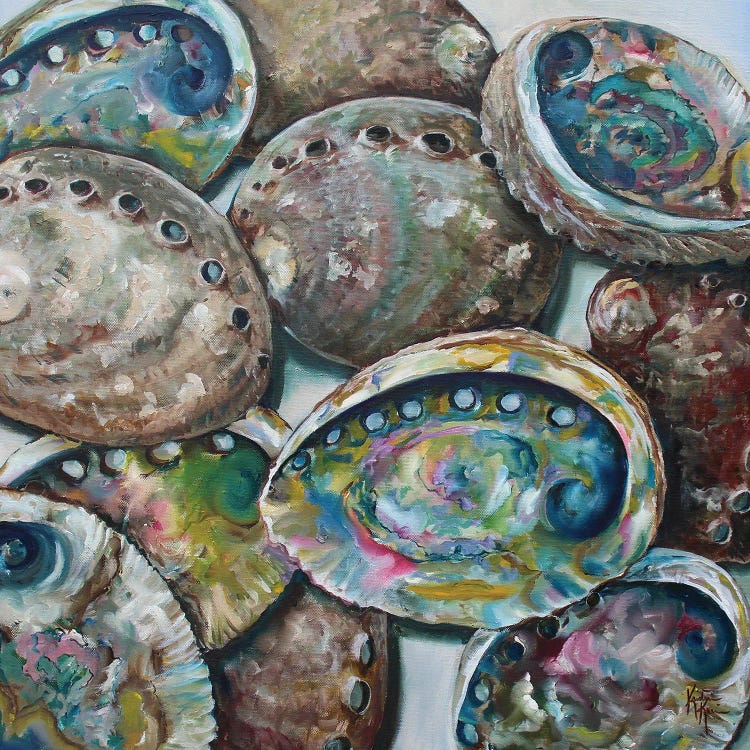Abalone Shells Canvas Wall Art by Kristine Kainer | iCanvas