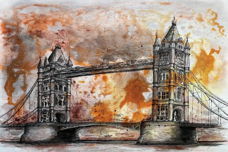 Tower Bridge Canvas Wall Art by Sophie Rodionov | iCanvas