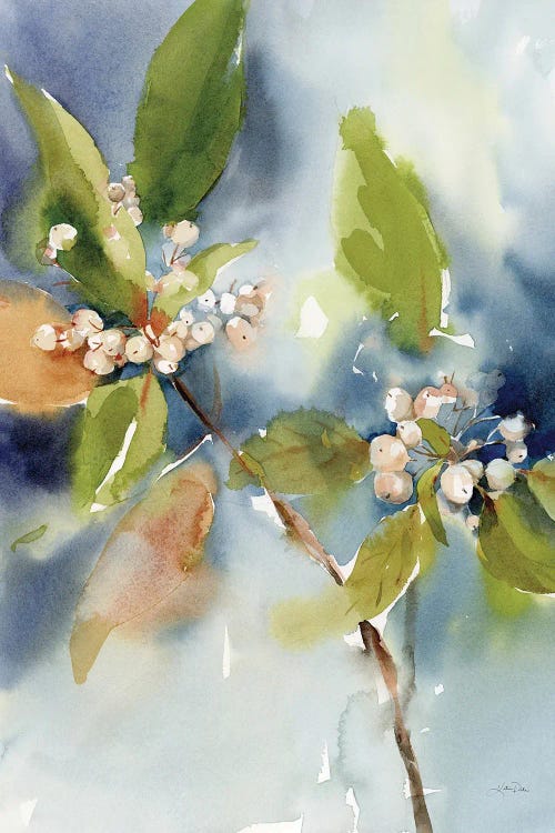 Winter Berries Canvas Wall Art by Katrina Pete | iCanvas
