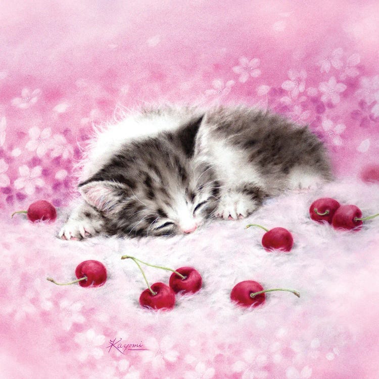 Cherry Dream Canvas Wall Art by Kayomi Harai | iCanvas