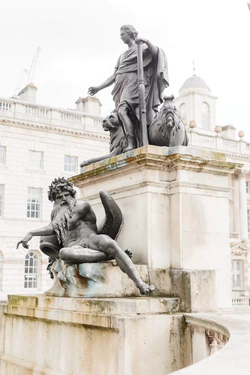 Statues, London, England Canvas - Canvas Wall Art | lovelylittlehomeco