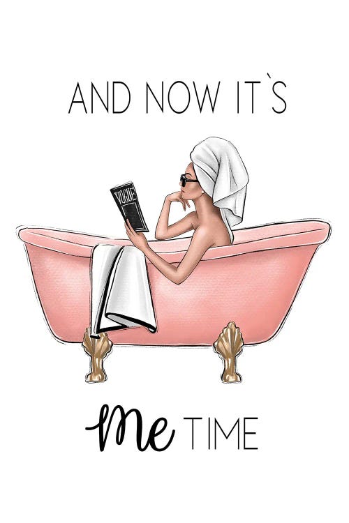 Me Time II Canvas Wall Art by LaLana Arts | iCanvas