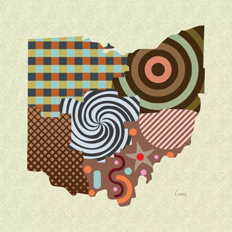 Florida State Canvas Wall Art by Lanre Studio | iCanvas