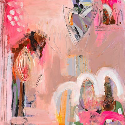 Breaking Through Exploding Out Canvas Art by Lynette Reed | iCanvas