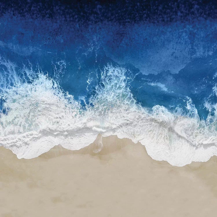 Indigo Ocean Waves IV Canvas Wall Art by Maggie Olsen | iCanvas