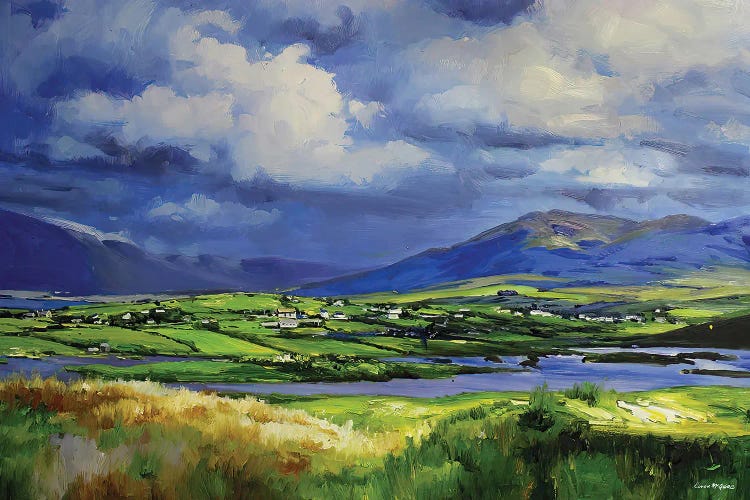 Connemara Fields Canvas Wall Art by Conor McGuire | iCanvas