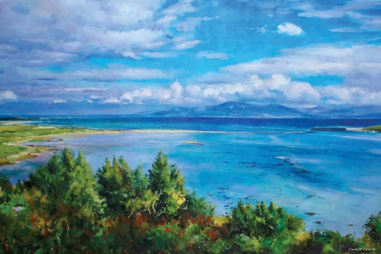 View Across Clew Bay From The Sum - Canvas Wall Art | Gareth McCormack