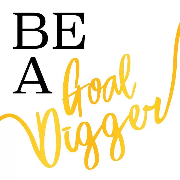 Goal Digger Canvas Wall Art by Milli Villa | iCanvas