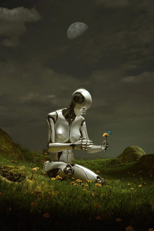 Sentience Canvas Wall Art by Nicebleed | iCanvas