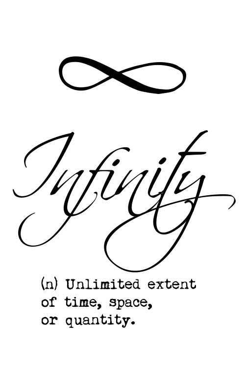 Infinity Definition Canvas Wall Art by Nordic Print Studio | iCanvas