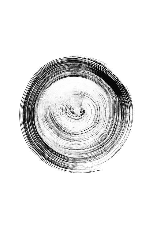Ink Circle Canvas Wall Art by Nouveau Prints | iCanvas
