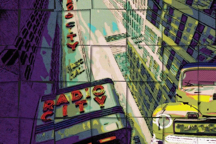 The Radio City Music Hall Canva - Canvas Wall Art | Philippe Hugonnard