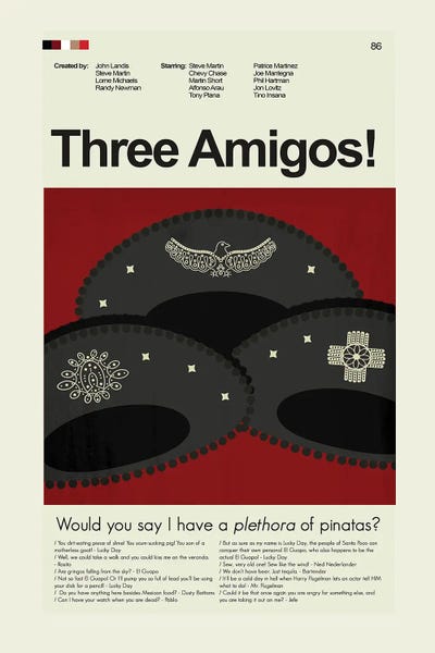 The Three Amigos Poster