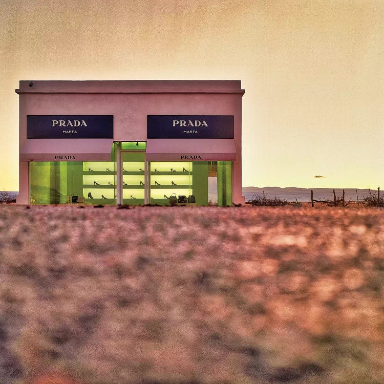 Prada Marfa Ii Canvas Wall Art by Ann Hudec | iCanvas
