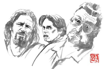 The Big Lebowski The Dude Drawing